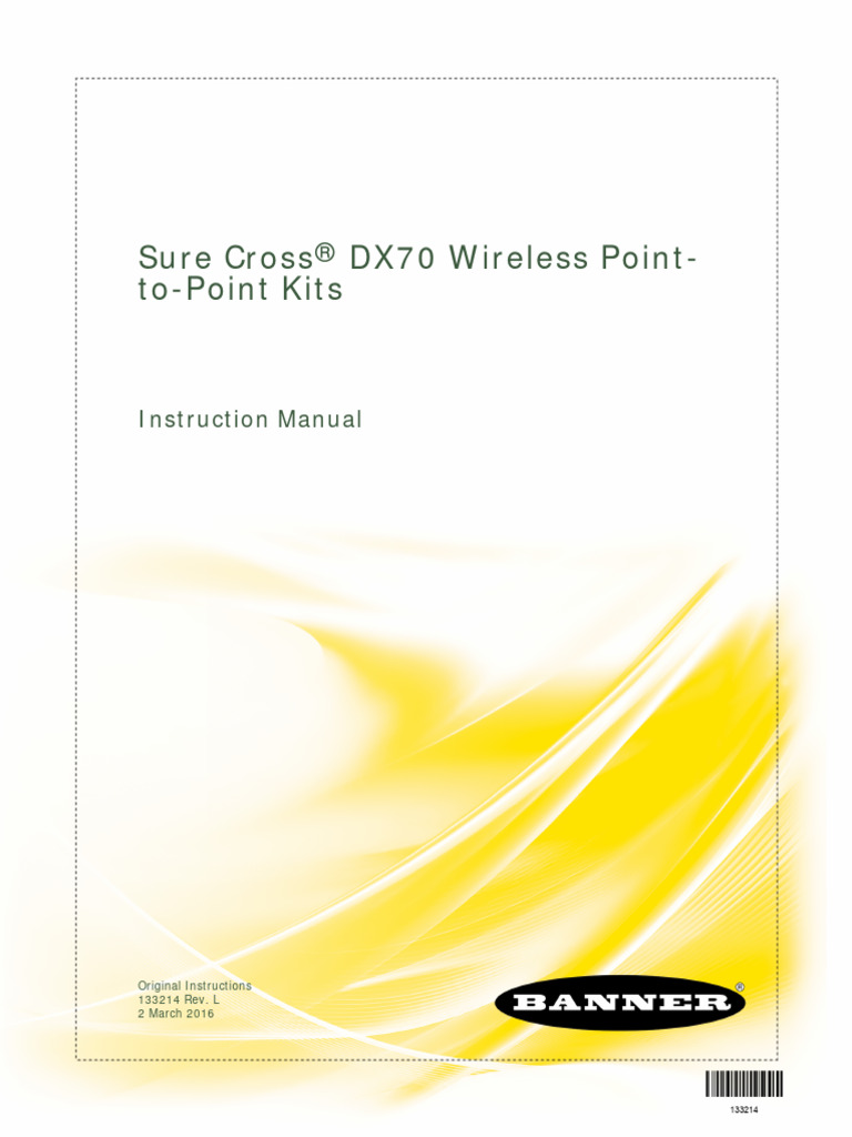 Sure Cross Wireless Pointto Point Kits | PDF | Network Topology | Radio