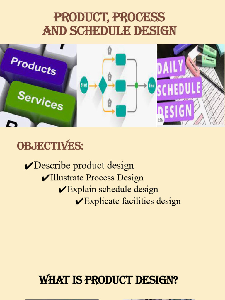 Product and Process Design Overview | PDF | Product (Business) | Customer