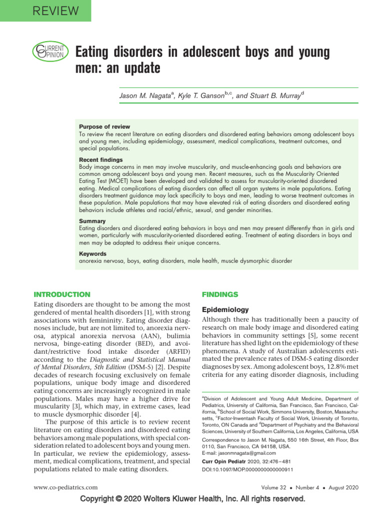 Nagata2020 Eating Disorders in Adolescent Boys and Young Men ...