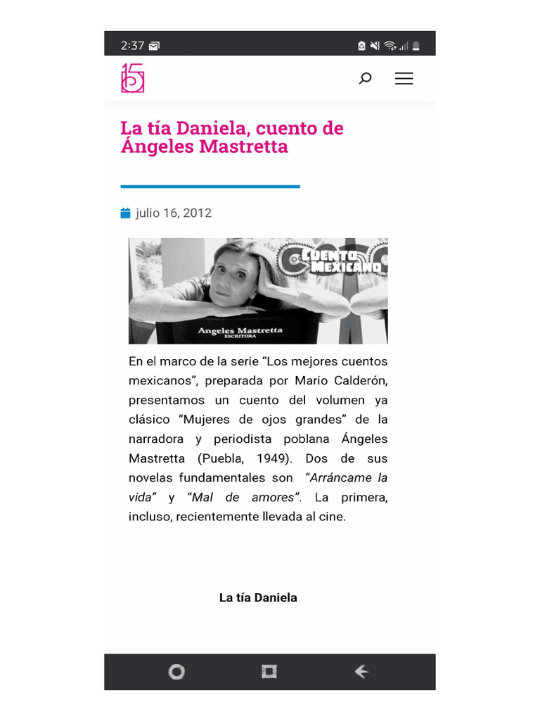 La Tia Daniela | PDF