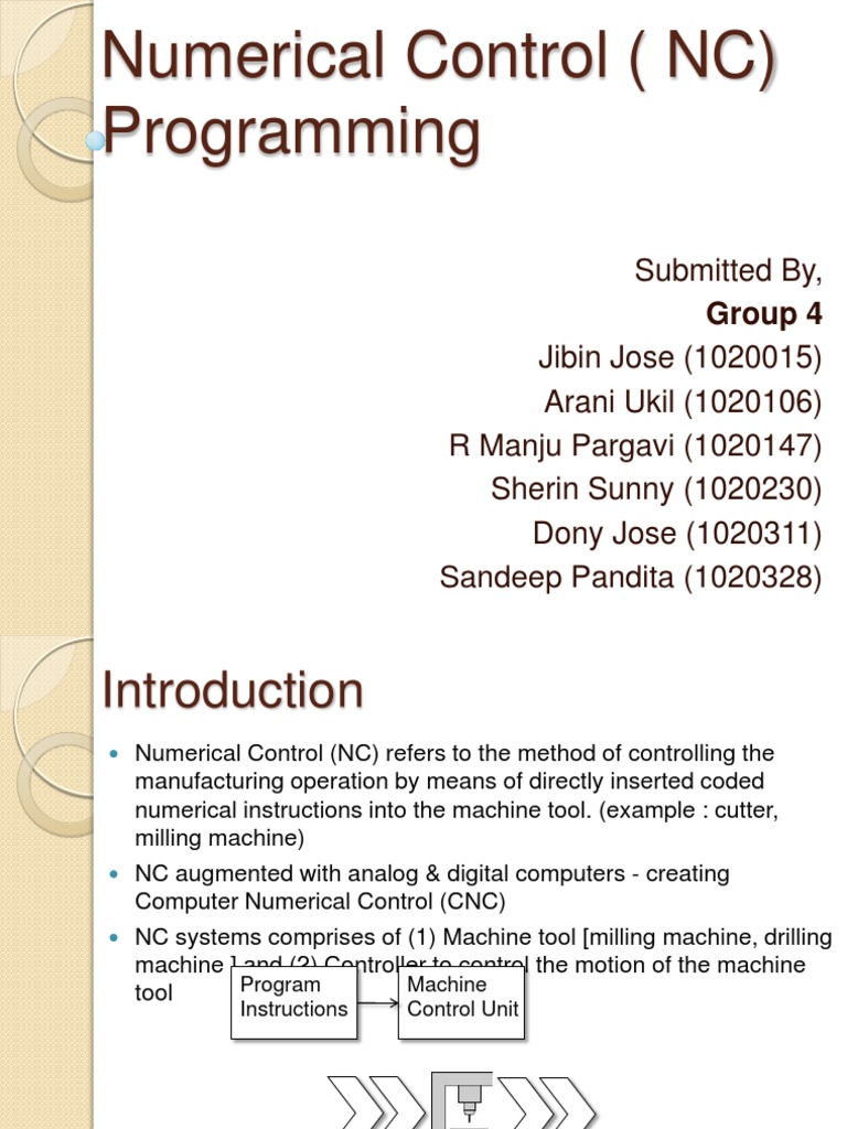Nc Programming Pdf Numerical Control Interpolation