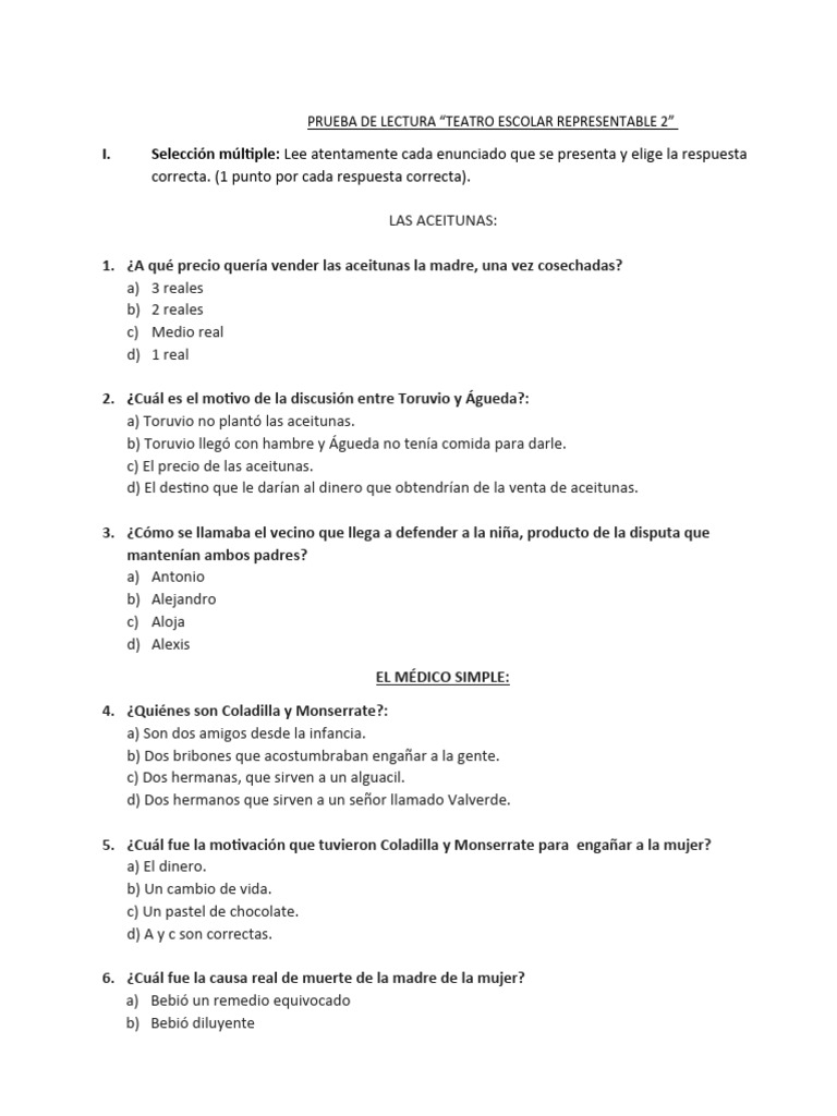 Teatro Escolar Representable 2 | PDF