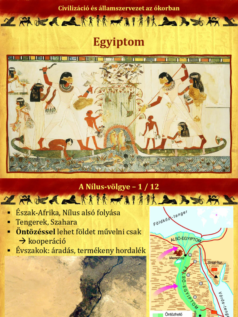 01 Okor Kelet Civilizaciok 02 Egyiptom | PDF