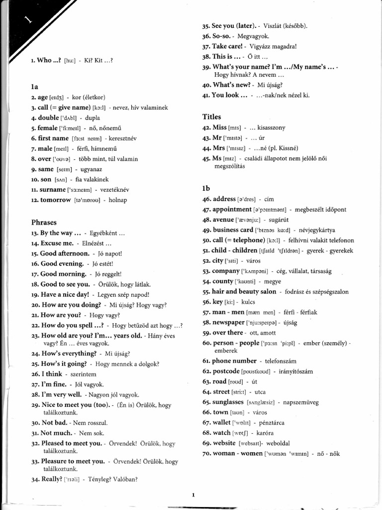Pioneer 1 Vocabulary 0029 | PDF