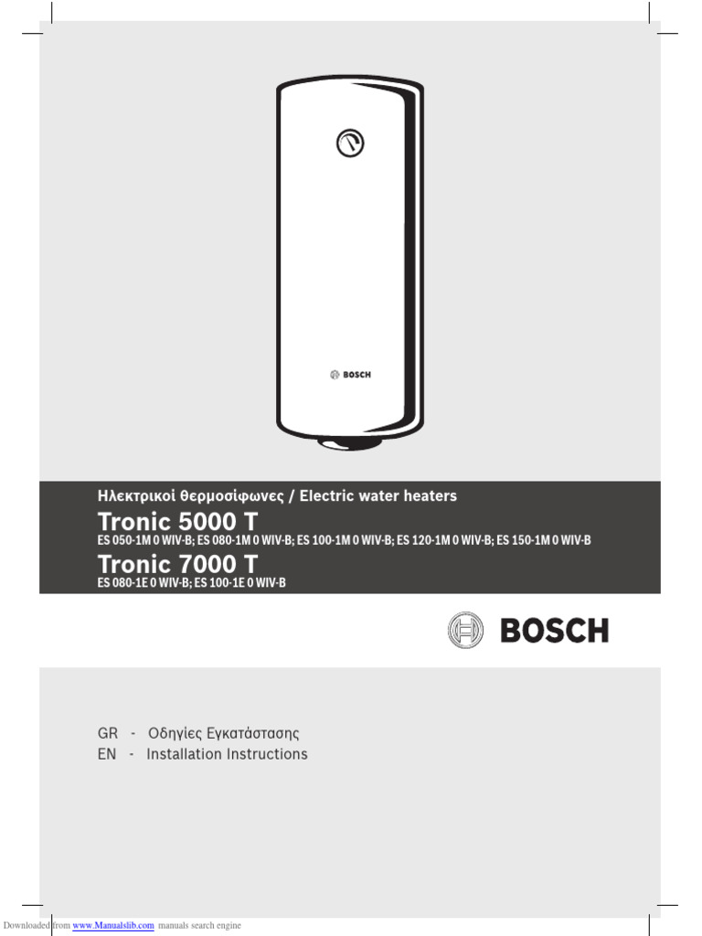 Tronic 5000 T | PDF
