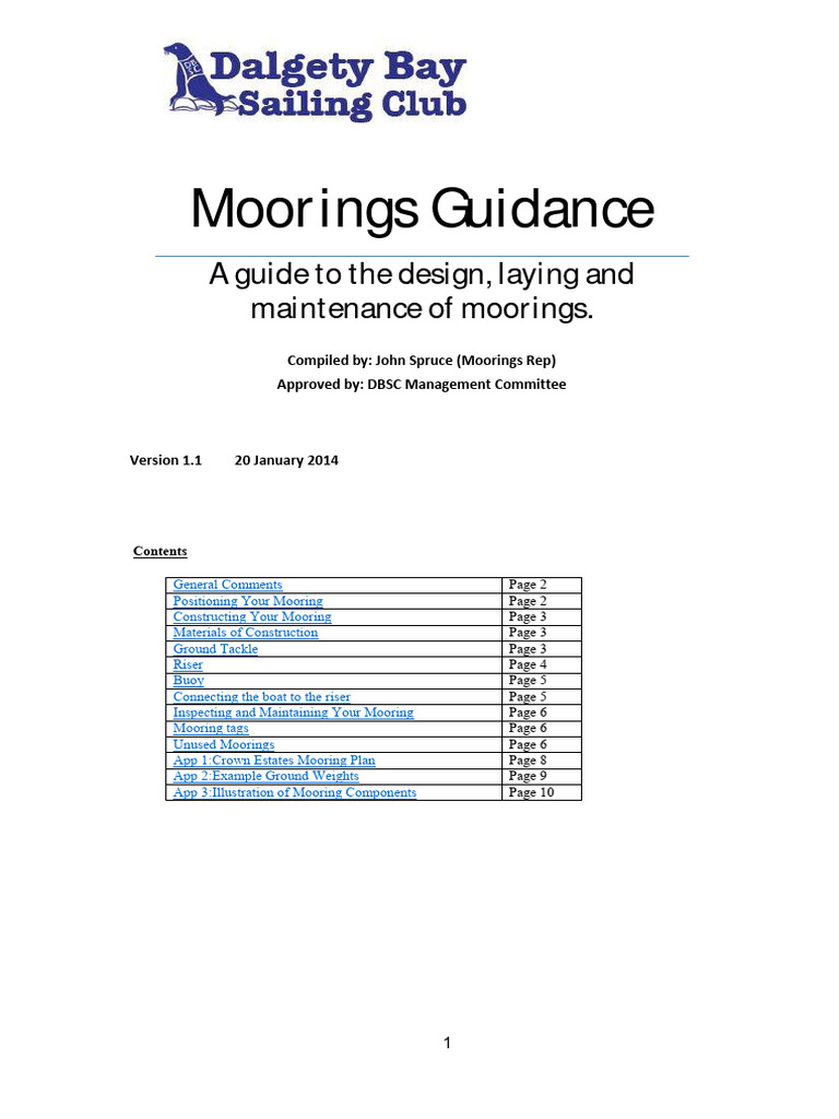 Moorings 2 | PDF | Anchor | Corrosion