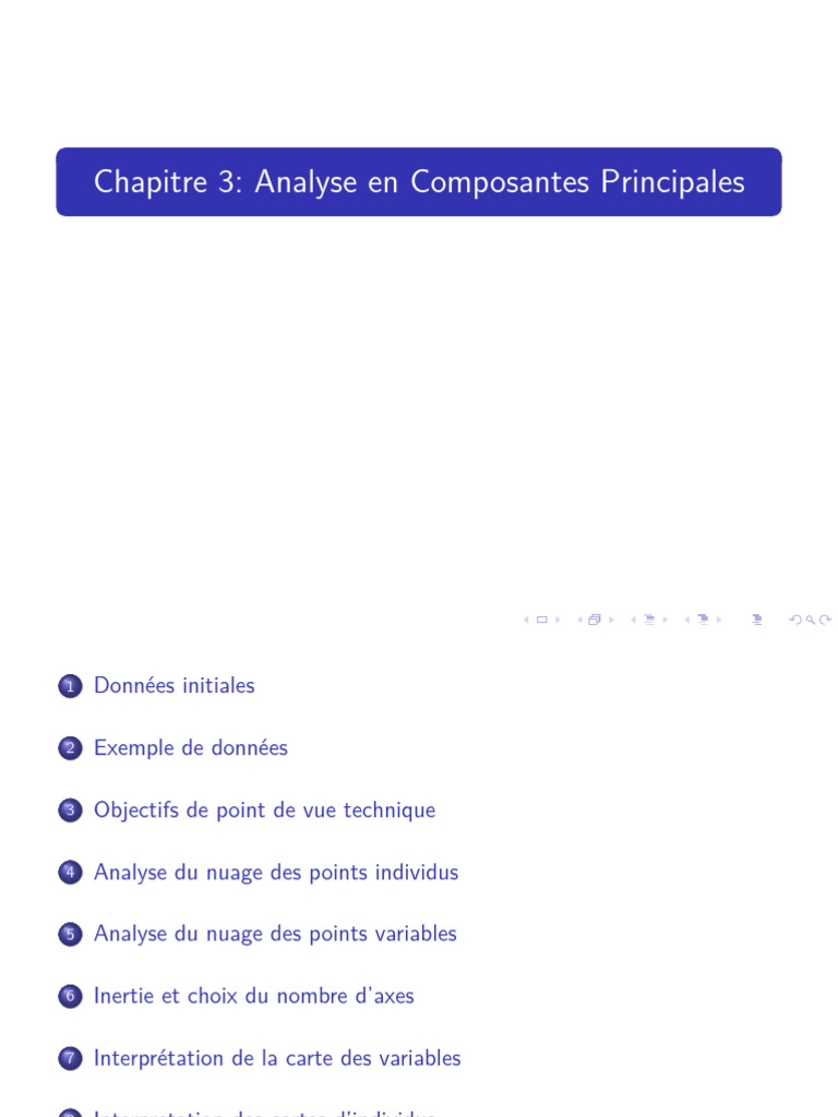 Analyse En Composantes Principales Pdf Analyse En Composantes