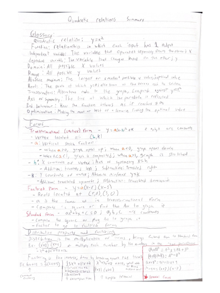 Unit 3 Summary | PDF