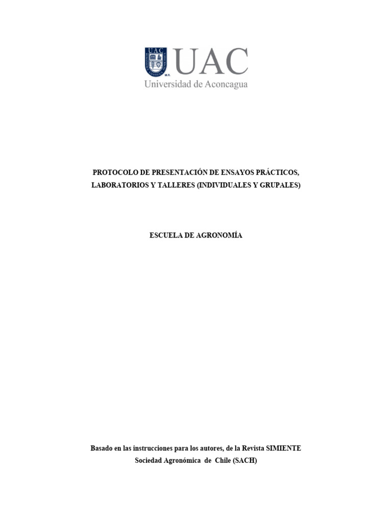 Protocolo de Informes | PDF | Publicación | Comunicación escrita