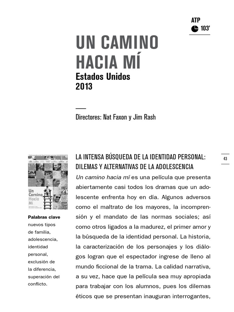 15 Un Camino Hacia Mi | PDF | El Holocausto | Adolescencia
