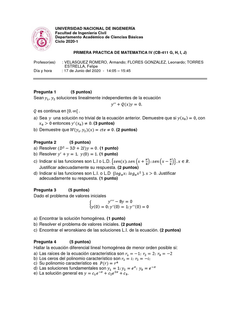 PC1 CB411 2020-1 | PDF