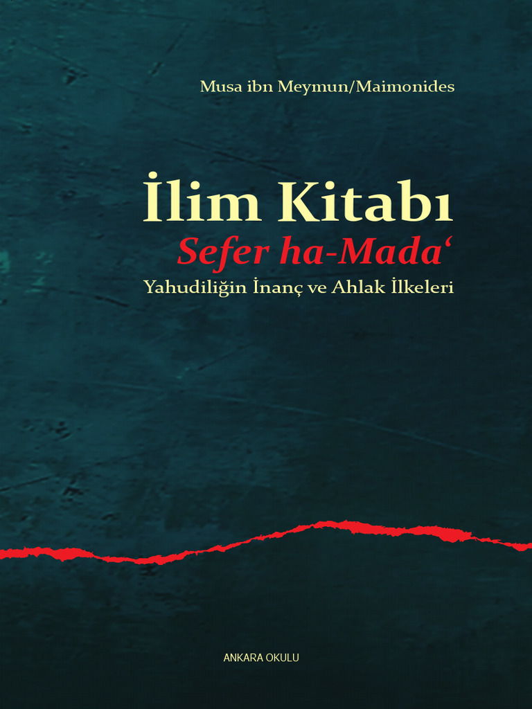 Ibn Meymun Ilim Kitabi Maimonides Sefer | PDF