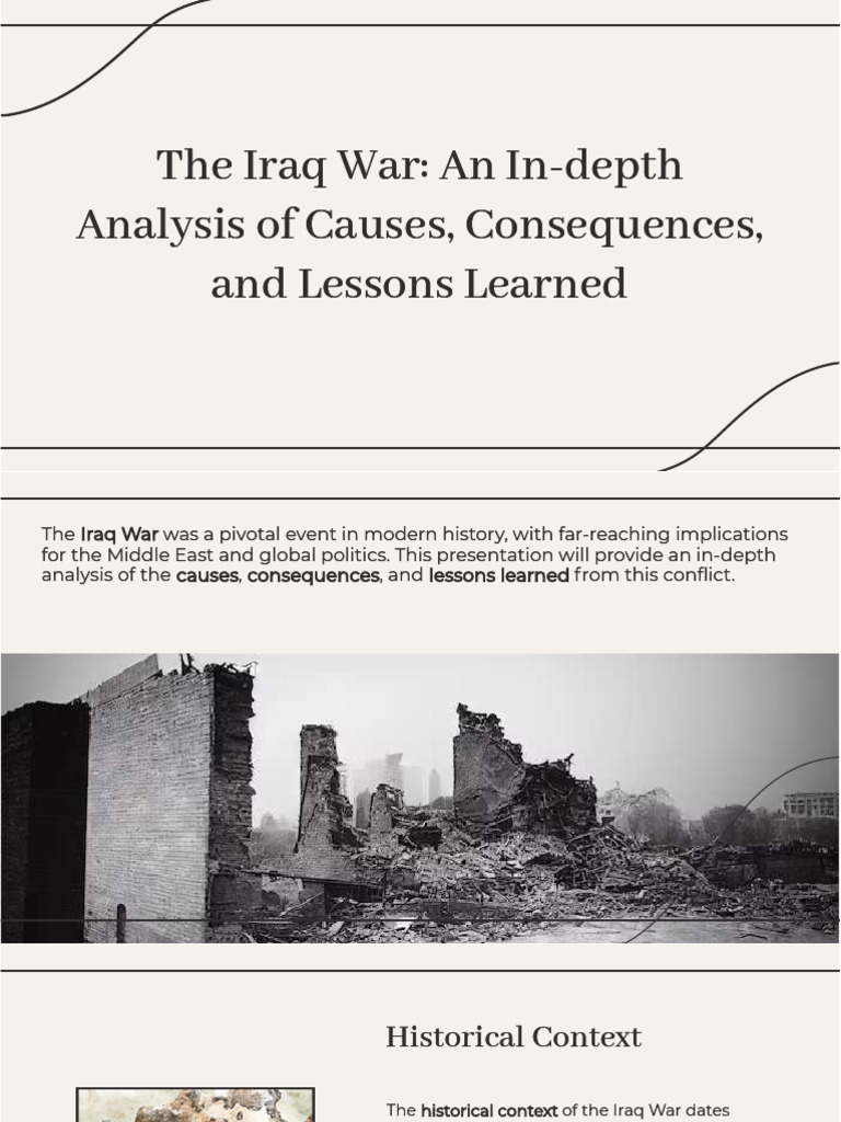 Wepik The Iraq War An in Depth Analysis of Causes Consequences and ...