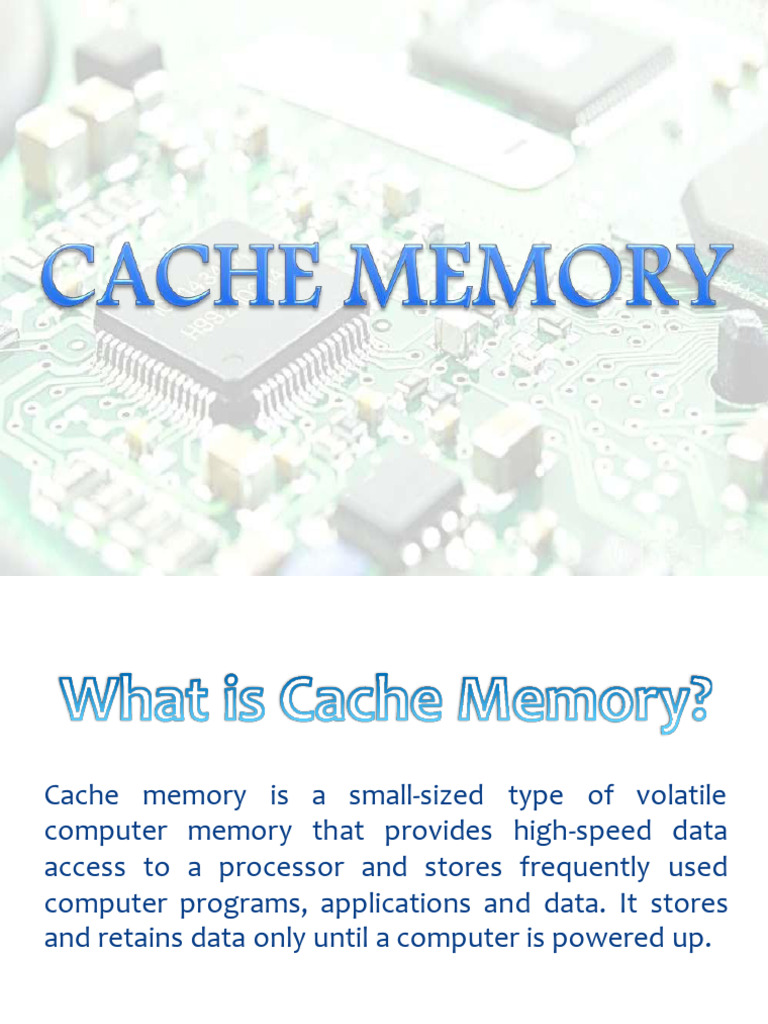 Cache | PDF | Cpu Cache | Random Access Memory Cache | PDF | Cpu Cache | Random Access Memory