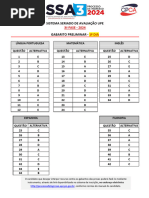Provas e Gabaritos Paes Uema 2024 | PDF