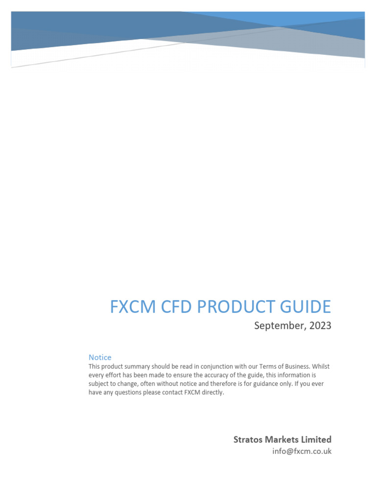 Ug CFD Product Guide LTD en | PDF | Contract For Difference | Stock ...