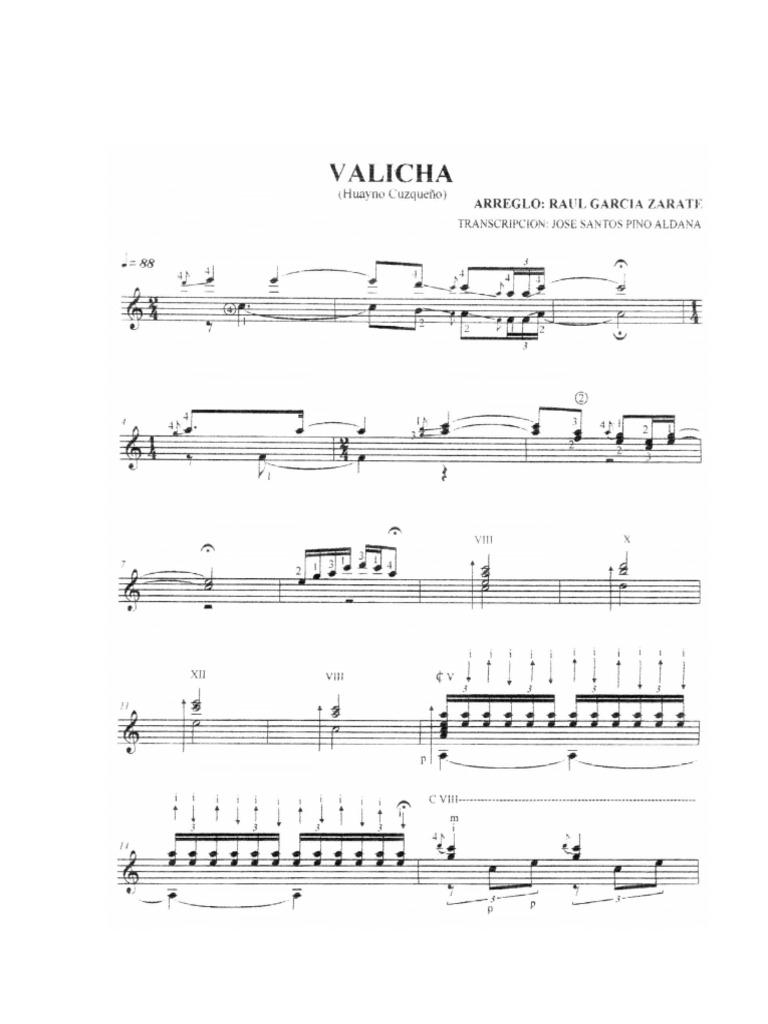 Paritura Valicha | PDF