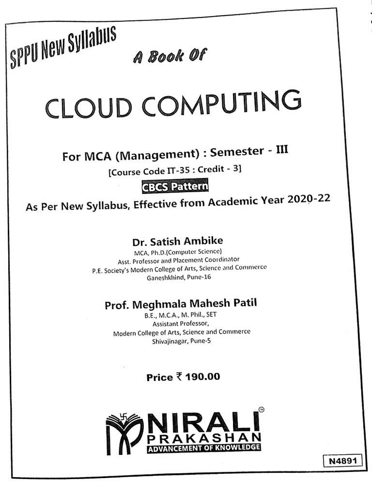 Cloud Computing Pdf