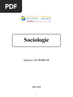 Support Cours Master VF Sociologie de La Santé | PDF | Socialisation | Sociologie