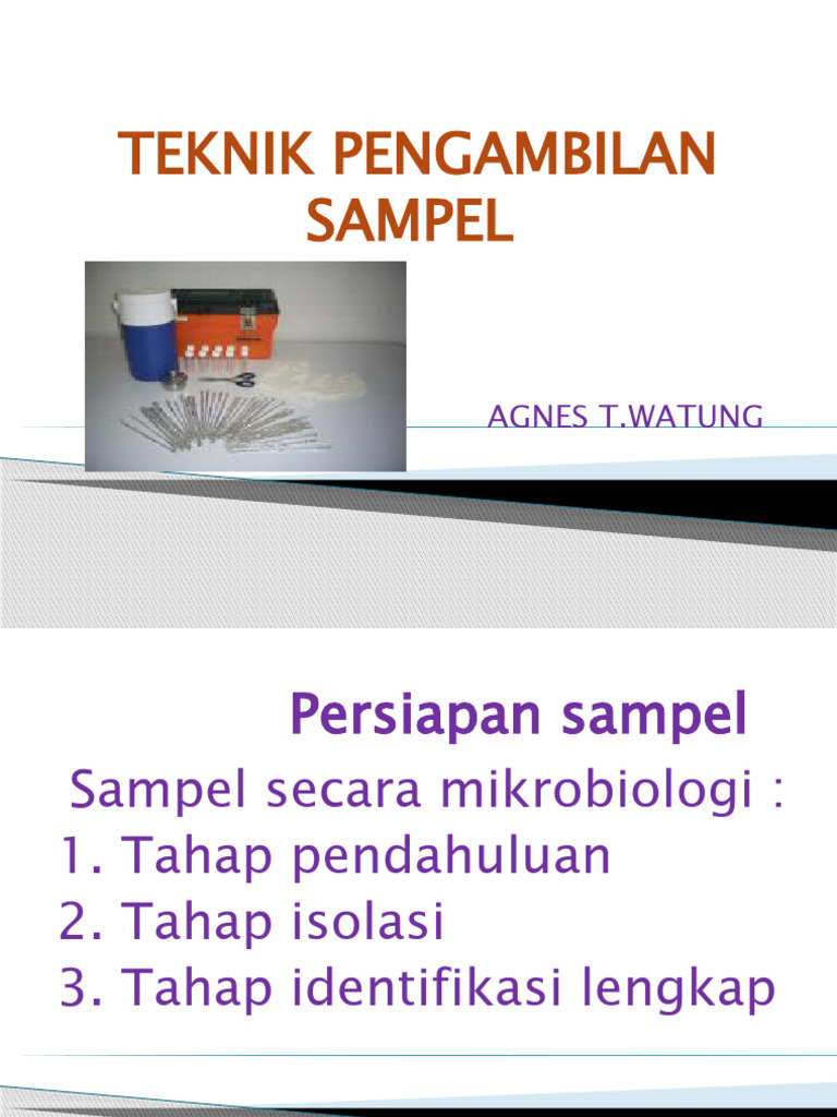 Alat Pengambilan Sampel 1 | PDF
