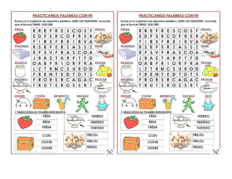 Sopa de Letras FR W | PDF