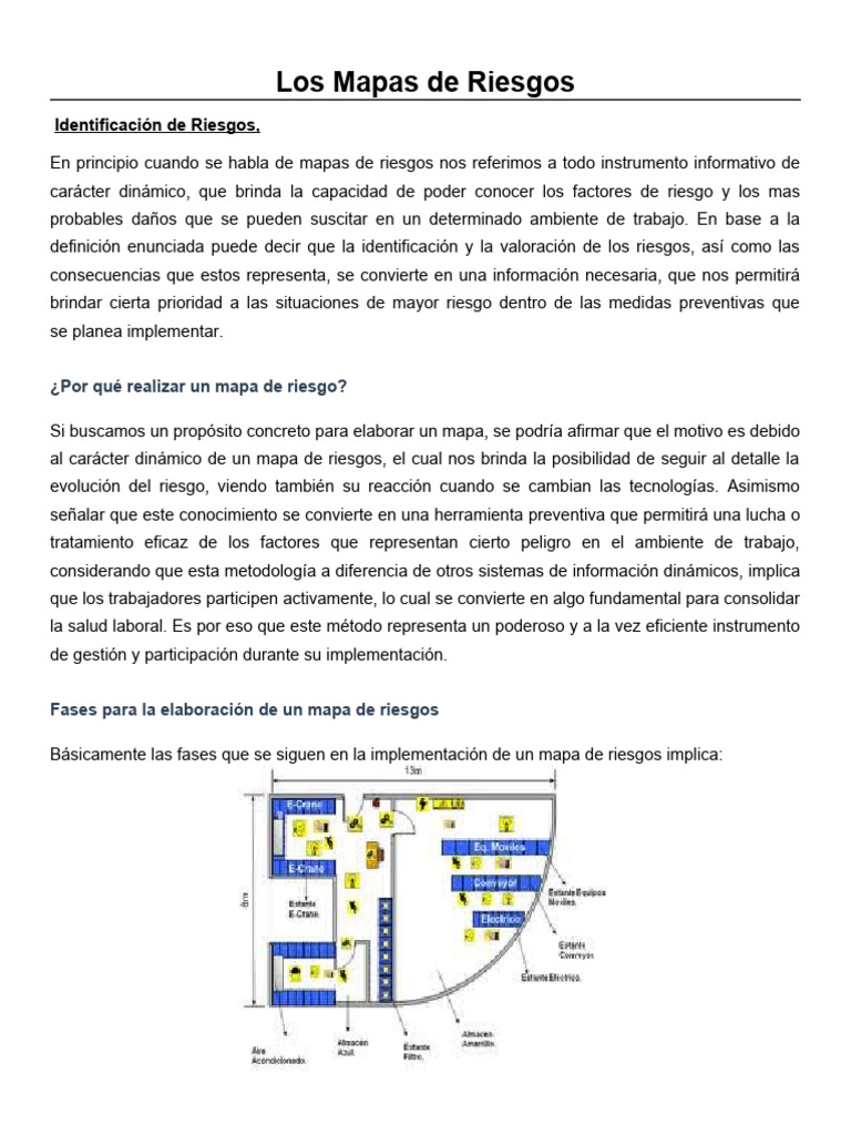 3.4 Mapa de Riesgos | PDF | Higiene Ocupacional | Riesgo