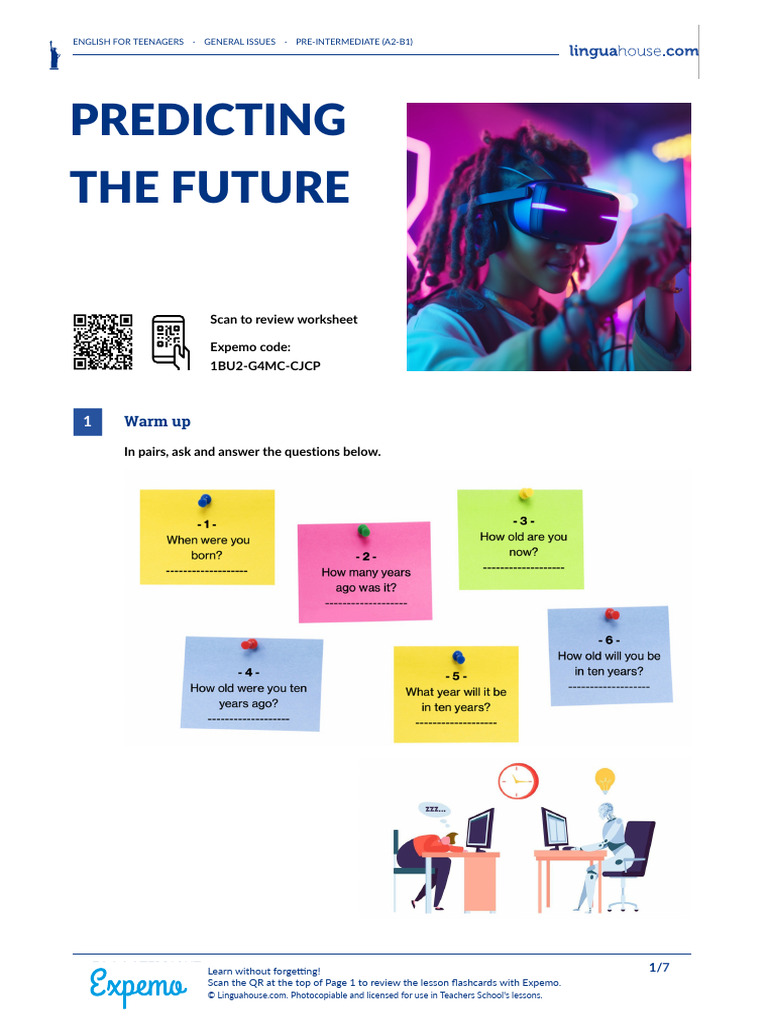 Future Predictions for Teen Learners | PDF