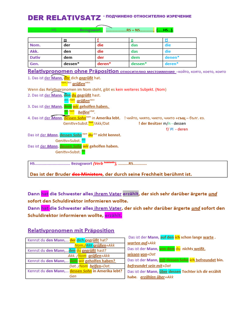 +relativsatz Theorie 2023 | PDF