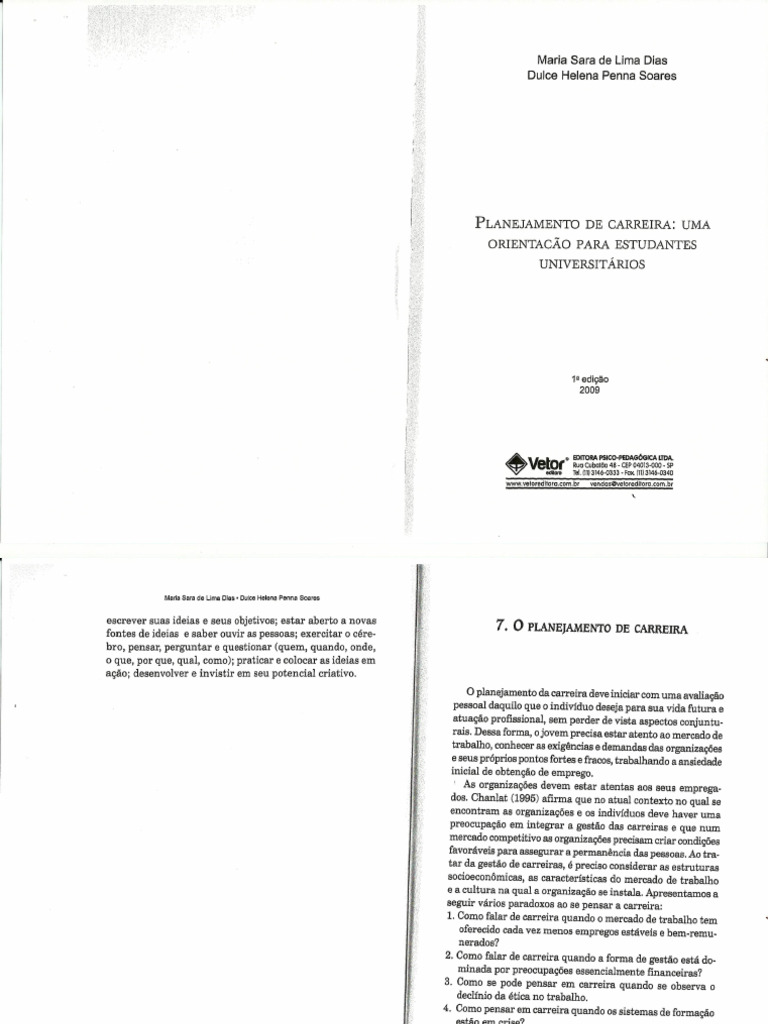 Texto 16 - Planejamento de Carreira | PDF