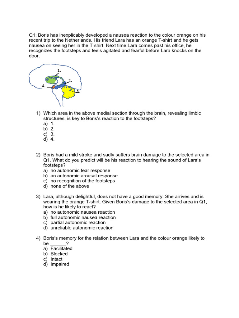 (Practice MCQ) Emotion | PDF | Emotions | Envy
