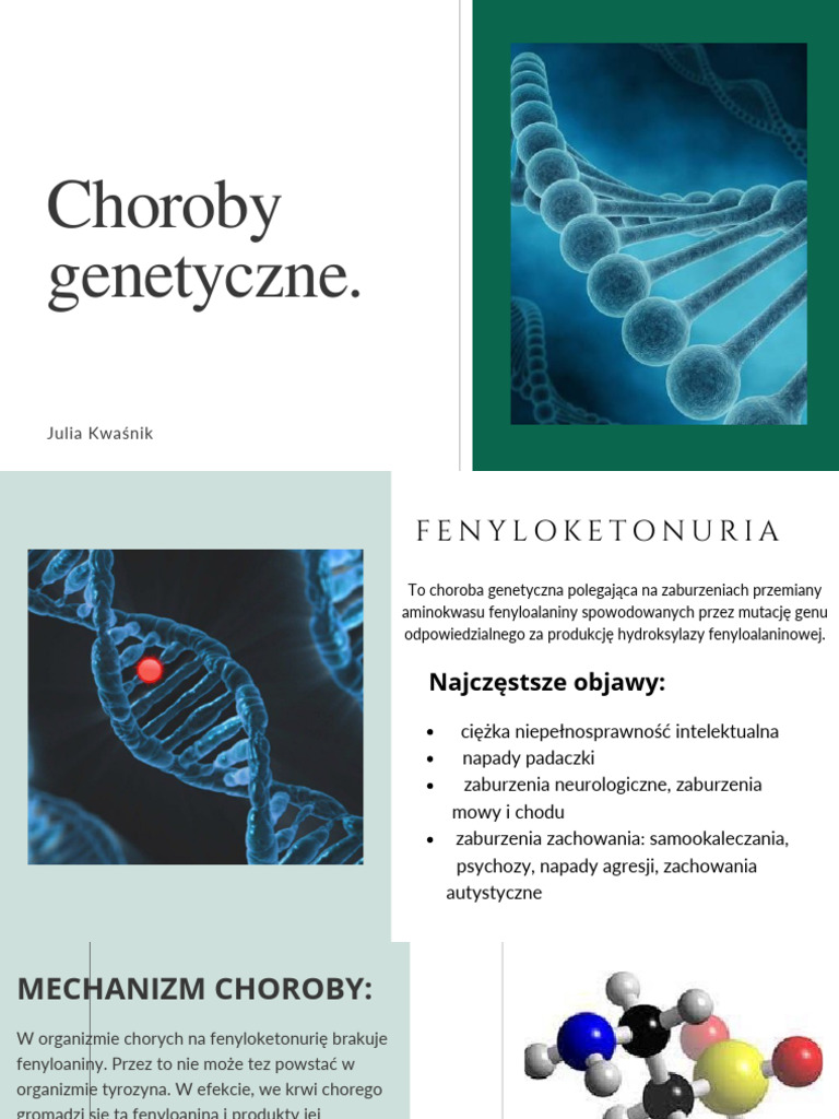 Choroby Genetyczne. | PDF