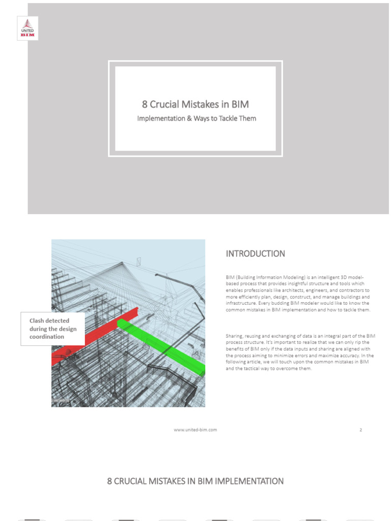 Final 8 Crucial Mistakes in BIM Implementation by United BIM | PDF | Building Information ...
