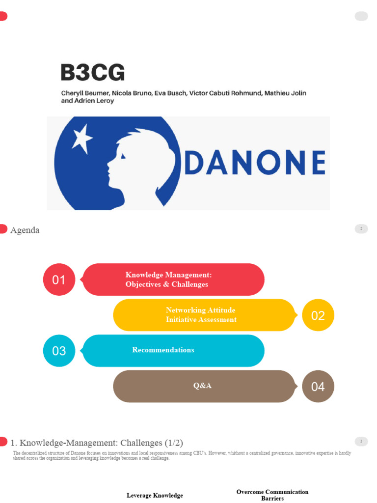 Danone Case Study HBR | Download Free PDF | Innovation | Knowledge Management