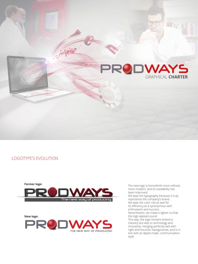 Graphic Charter Prodways en Version Web | PDF | Logos | Typography