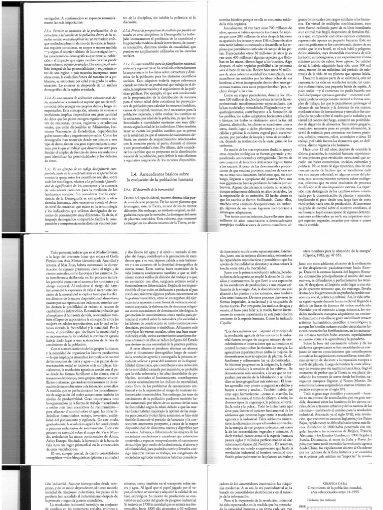 Historia de La Demografía - Carlos Welti | PDF