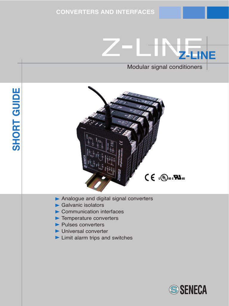 Seneca Instruments Z Line Flyer | PDF | Direct Current | Power Supply