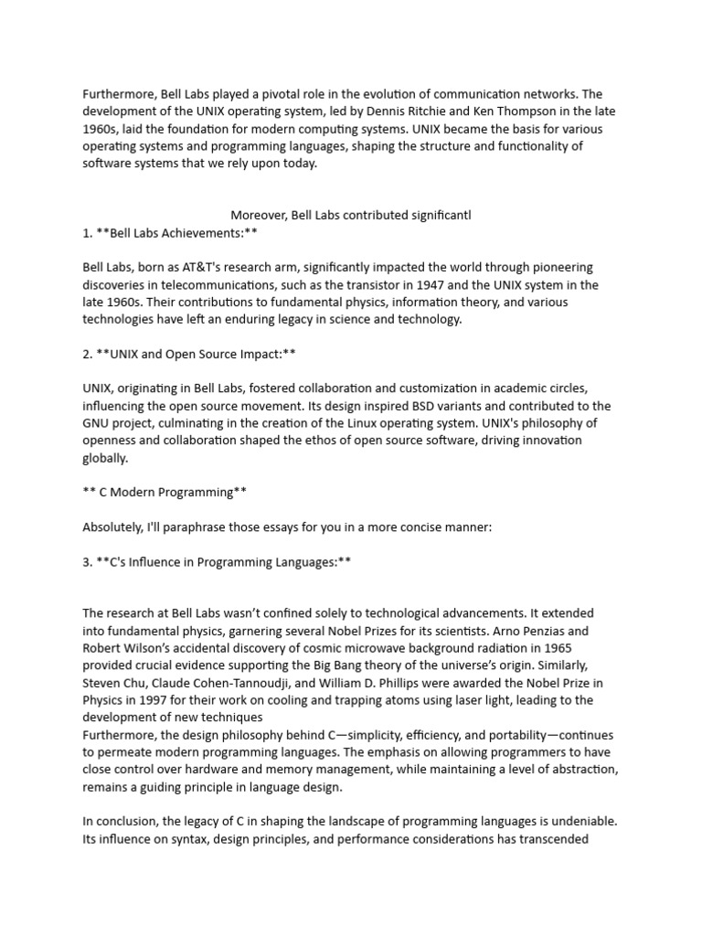 The C Programming Language PDF Unix Operating System