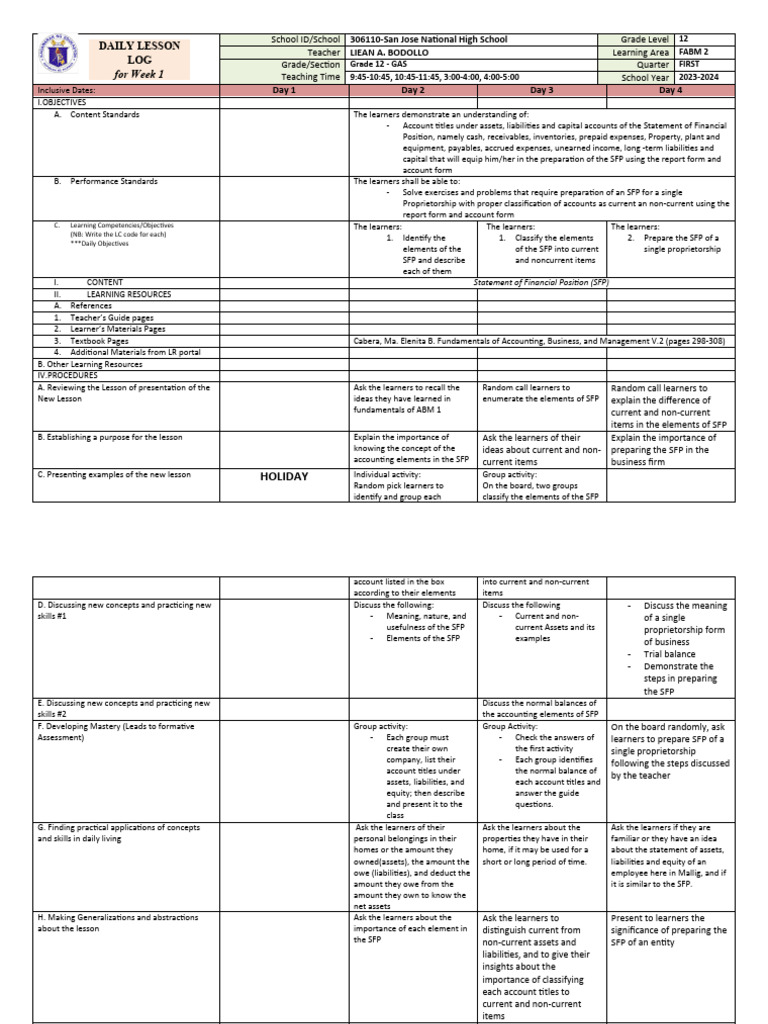 DLL - Week 1 | Download Free PDF | Equity (Finance) | Learning