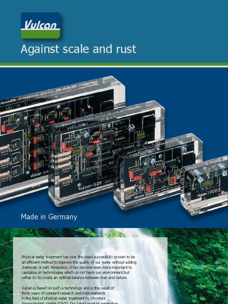 Vulcan Brochure English | PDF | Rust | Water