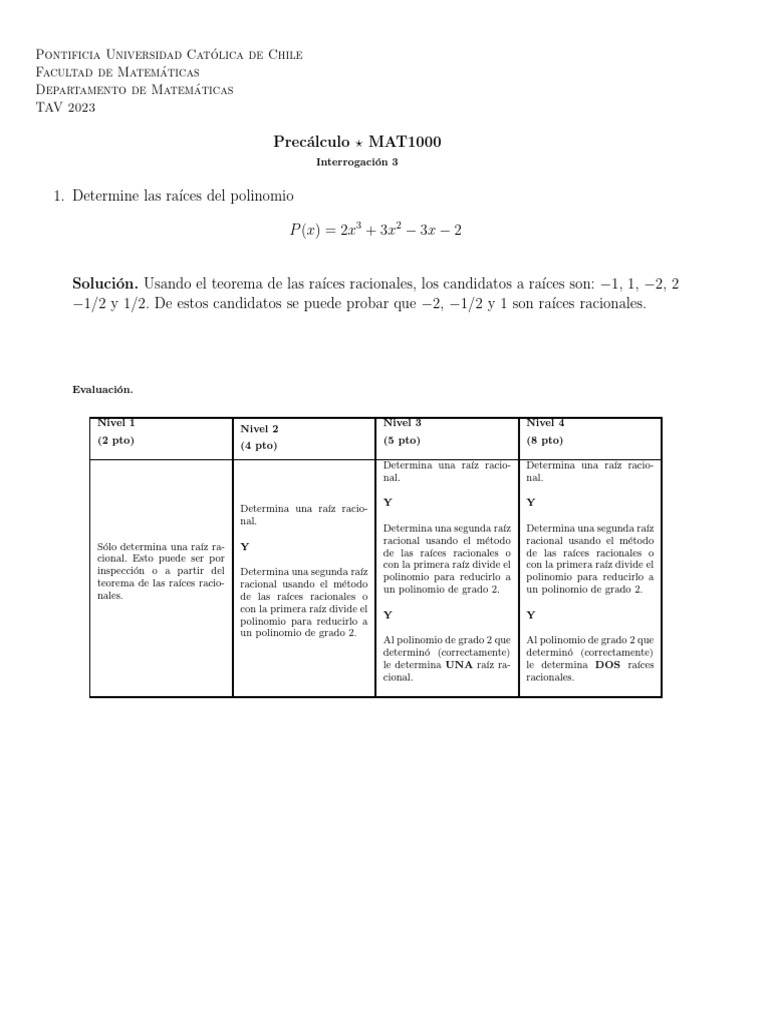Pontificia Universidad Cat Olica de Chile Facultad de Matem Aticas Departamento de Matem Aticas ...