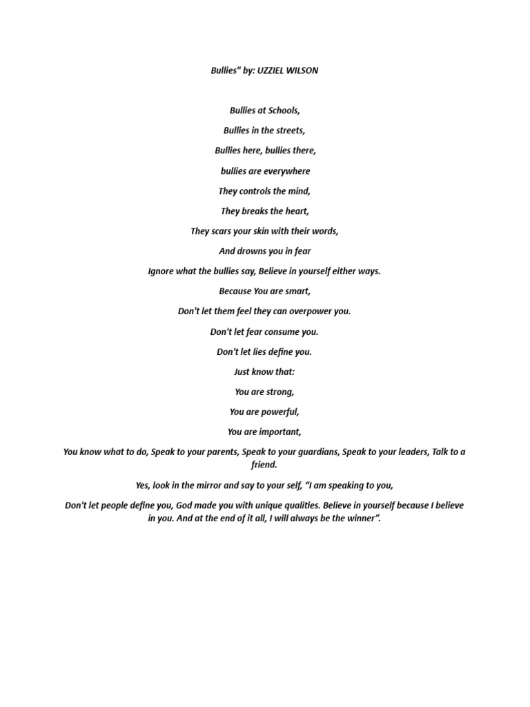 Overcoming Bullying: Empower Yourself | PDF
