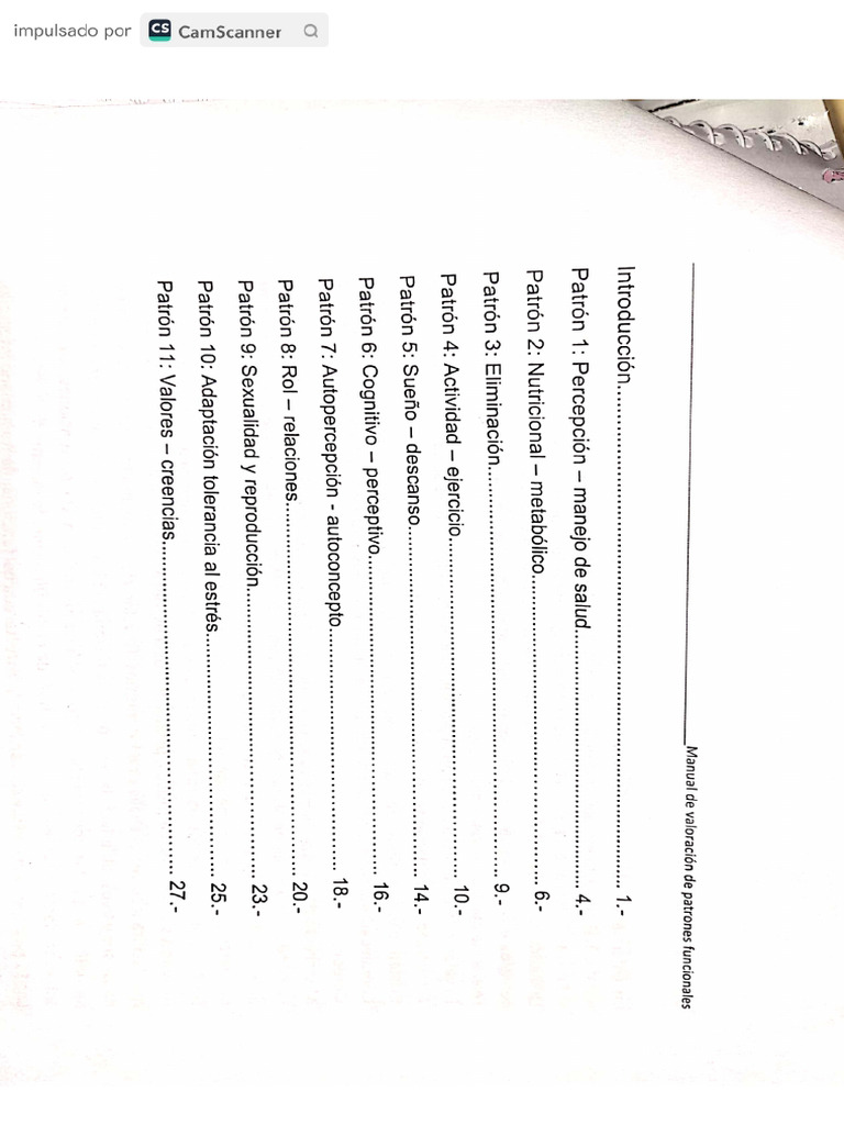 Patrones de Gordon | PDF