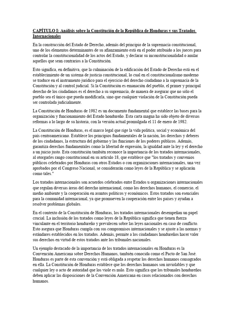 MARCO TEORICO - Constitucion y Tratados Internacionales | PDF ...