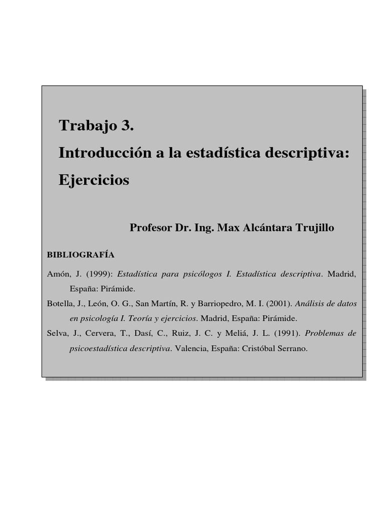Tema 3-Ejercicios | PDF | Desviación Estándar | Cociente de inteligencia