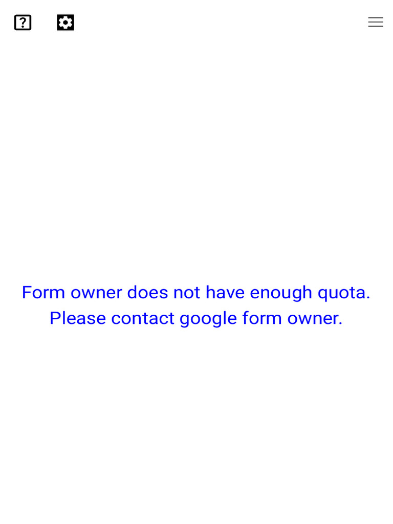 Insufficient Quota for Form Owner | PDF