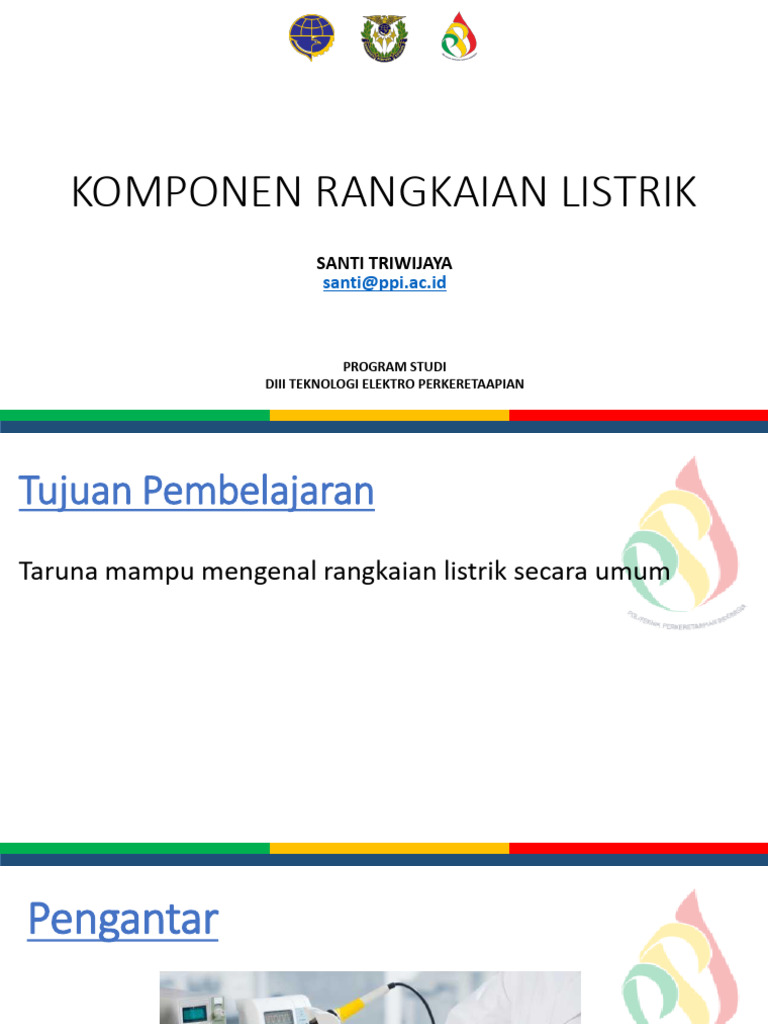 Komponen Rangkaian Listrik | PDF