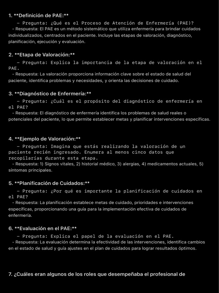 Definición de PAE | PDF | Legumbres | Enfermería