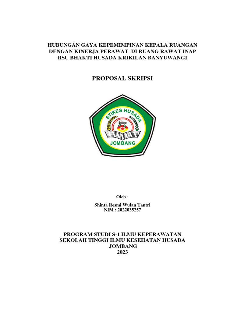 Proposal Shinta | PDF