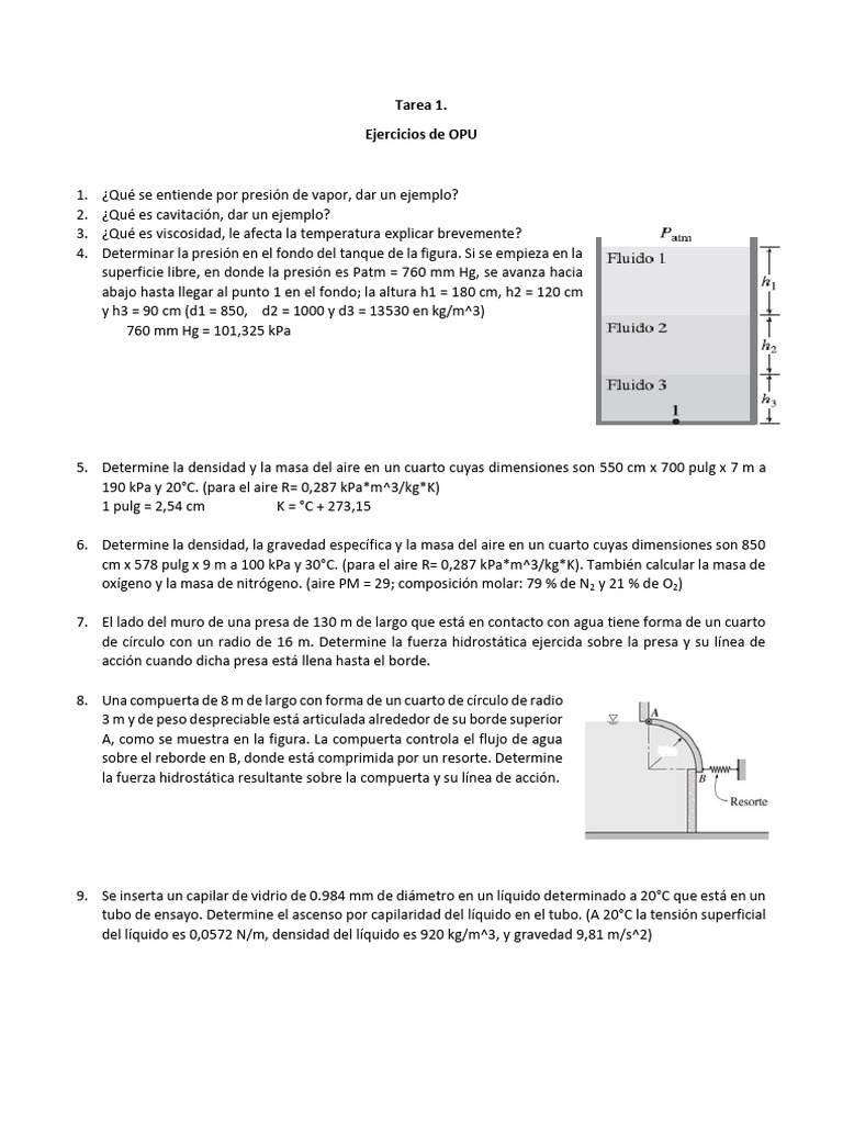 Tarea 1. Ejercicios de OPU | PDF