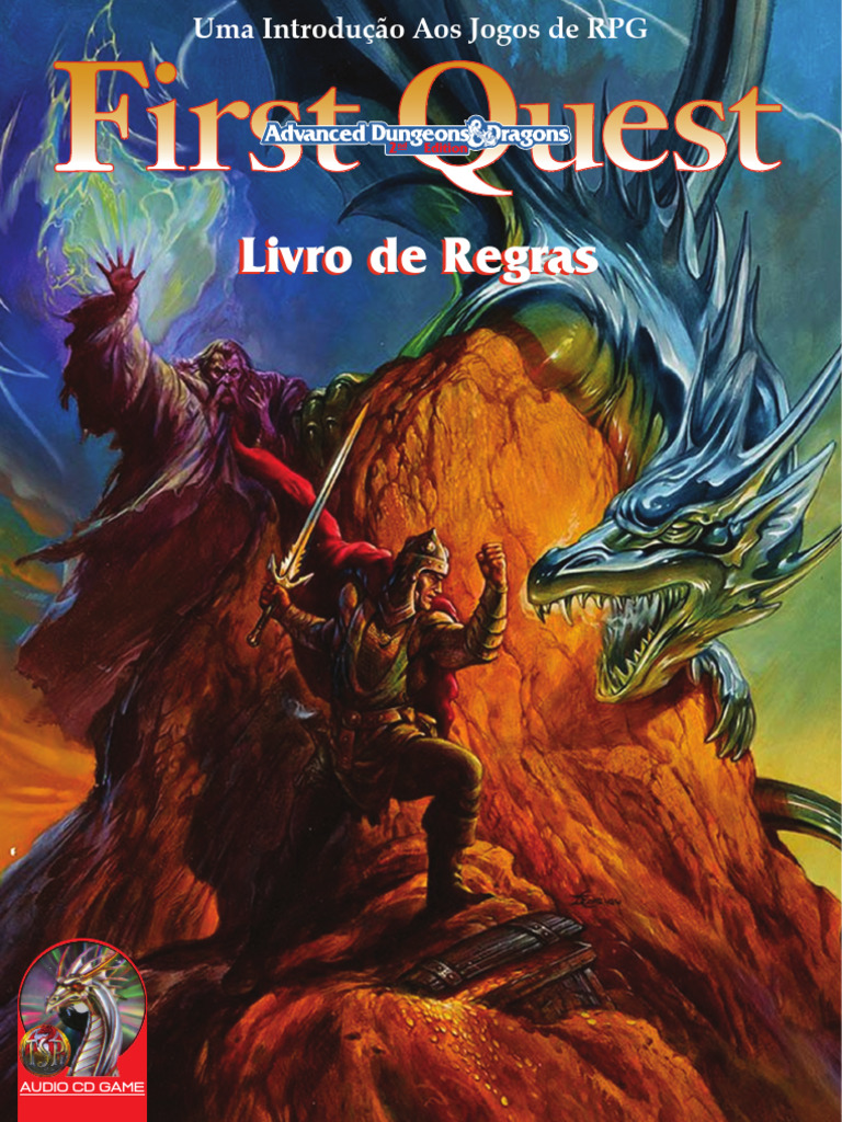 AD&D 2E First Quest - Livro de Regras (Impressão) | PDF | Jogos de RPG | Elfos